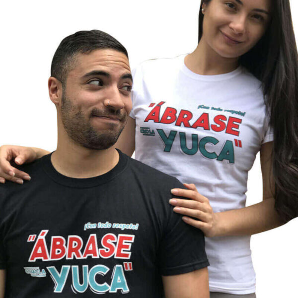 ÁBRASE COMO LA YUCA | WHITE T-SHIRT – Patria-Shop.com
