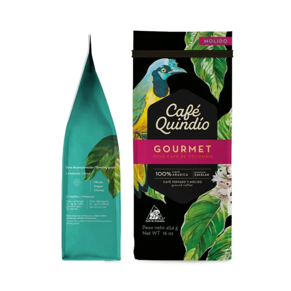 Quindío gourmet roasted coffee ground x454g – Patria-Shop.com