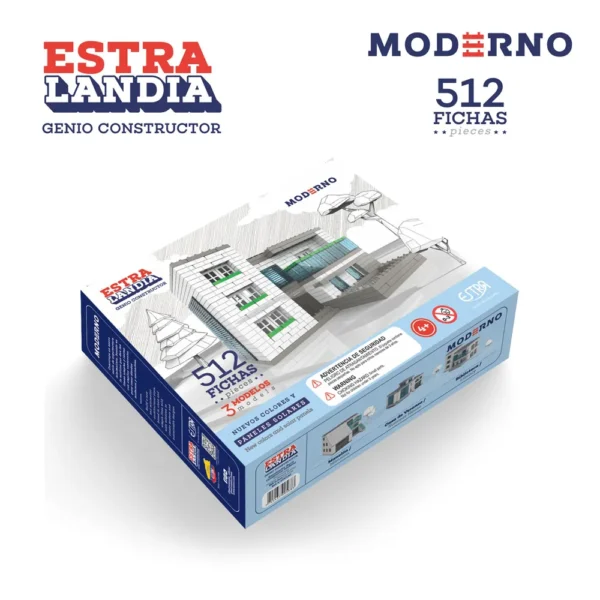 Estralandia Genio Constructor Moderno 512 Fichas – Patria-Shop.com